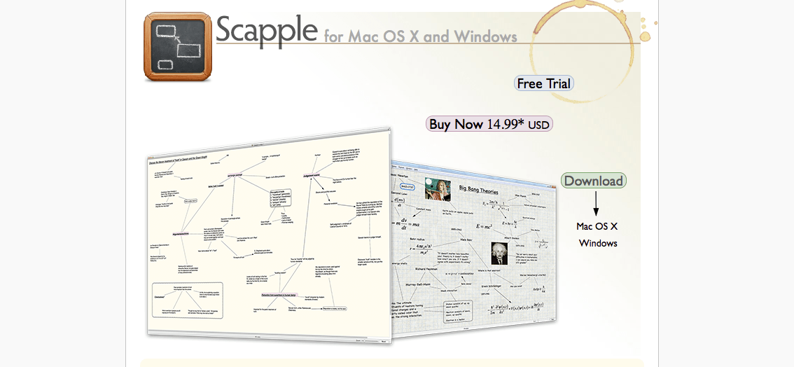 Scappleは頭の中のごちゃごちゃを吐き出す場所として最適！ | tanoblo.com